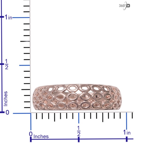 Jewelry | Rose Gold Open Work Band Ring | Poshmark